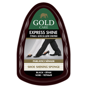 Express Shine Sponge - Gold Care Shoe Care Products